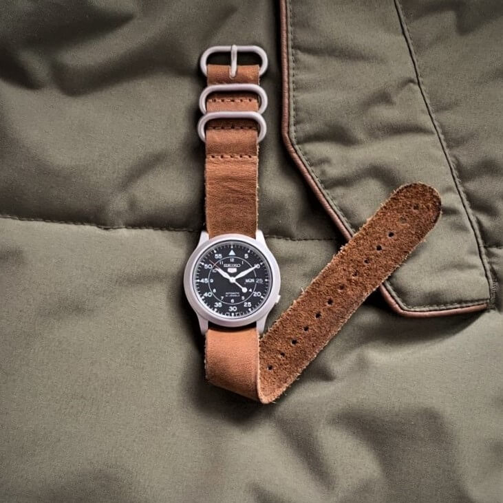 Leather pass-through straps | Leather nato-style mil straps | Strap Hunter